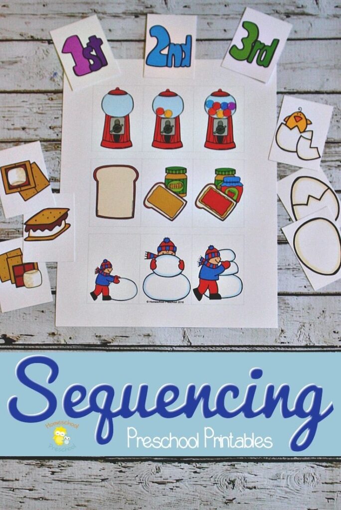 3 Step Sequencing Pictures Printable Free - kids Printable