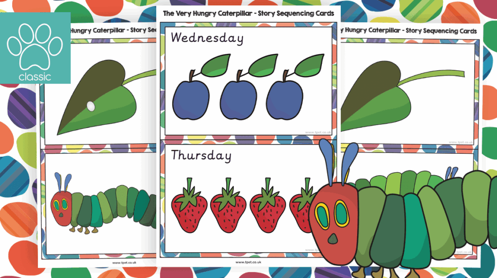 Printable The Very Hungry Caterpillar Sequencing Activities - kids ...